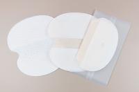 China Hygienic Disposable Sweat Shields 12x11.5cm Non-Woven Fabric for Travel Office Sports for sale