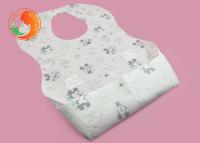 China Disposable Baby Bibs 245x350mm with Adhesive Tape - Hygienic Fluoresce-Free Feeding Bibs for 6 Months to 5 Years for sale