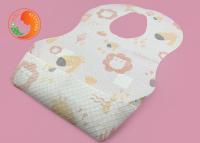 China Sanitary Disposable Baby Bibs for 0.5-6 Years - Sleeveless Design with Cartoon Prints in 10-60 Piece Packs for sale