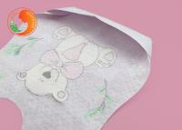 China Leak Proof Disposable Baby Bibs 245x350mm Organic Cotton Food Grade with Custom Patterns for 6 Months to 5 Years for sale
