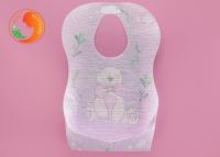 China Leak Proof Disposable Baby Bibs 245x350mm Organic Cotton Food Grade with Custom Patterns for 6 Months to 5 Years for sale