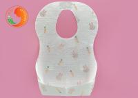 China Custom Disposable Baby Bibs 245x350mm with Leak-Proof Pocket for Ages 6 Months to 5 Years for sale