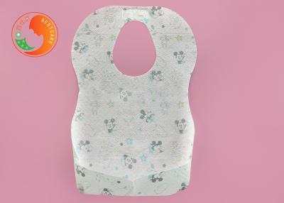 China Disposable Baby Bibs 245x350mm with Adhesive Tape - Hygienic Fluoresce-Free Feeding Bibs for 6 Months to 5 Years for sale