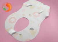 China Sanitary Disposable Baby Bibs for 0.5-6 Years - Sleeveless Design with Cartoon Prints in 10-60 Piece Packs for sale