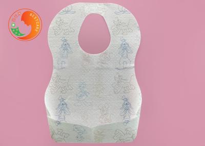 China Disposable Food Catcher Bibs for Babies 0.5-6 Years with 20+ Cartoon Patterns and Anti-Leak Protection for sale