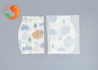 China Portable Disposable Waterproof Drool Bibs 245x350mm for Babies 6 Months to 5 Years with Adhesive Tape Closure for sale