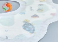 China Adjustable Snap Disposable Baby Dribble Bibs 280x260mm with Velcro Closure for 0-3 Years Old for sale