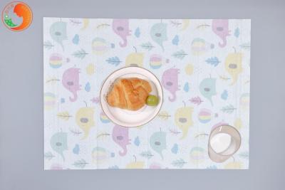 China Disposable Table Food Mats 30x45cm Anti-Skid Baby Placemats with Cartoon Patterns for Mess-Free Dining for sale