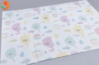 China Hygienic Disposable Placemats 30x45cm Food Grade Child Feeding Mats with Adhesive Backing for sale