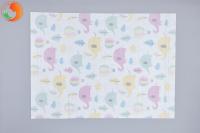 China Hygienic Disposable Placemats 30x45cm Food Grade Child Feeding Mats with Adhesive Backing for sale