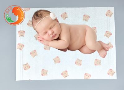 China Lightweight Disposable Changing Mats 90x60cm with Custom Pattern Printing for Baby and Elderly Care for sale