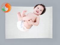 China Biodegradable Disposable Baby Changing Mats 90x60cm Anti-Stain PE Film with Waterproof Backing for sale