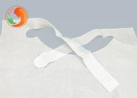 China Disposable Adult Protective Bibs 57x36.5cm with Adjustable Neck - Waterproof Single-Use Design for Healthcare & Personal Care for sale