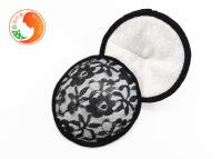 China Lace Reusable Breast Pads for Sensitive Skin - 10cm, 12cm, 14cm Sizes with Bamboo Fabric and TPU Waterproof Layer for sale