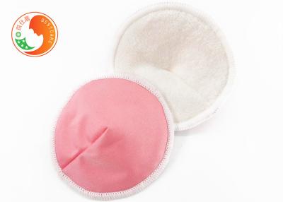 China Reusable Breast Pads 10cm-14cm Sizes with Bamboo Fiber Material and Waterproof Design for Lactation Comfort for sale