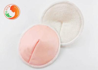 China Washable Nursing Pads 10-14cm Bamboo Fiber Breastfeeding Pads with 3D Anti-Leak Design and OEM Customization for sale