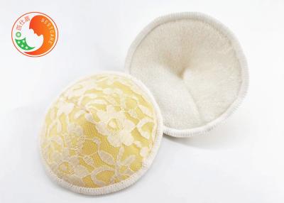 China Lace Reusable Breast Pads for Sensitive Skin - 10cm, 12cm, 14cm Sizes with Bamboo Fabric and TPU Waterproof Layer for sale