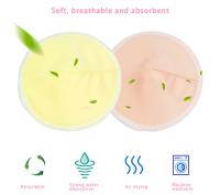 China Reusable Breast Pads 10cm-14cm Sizes with Bamboo Fiber Material and Waterproof Design for Lactation Comfort for sale