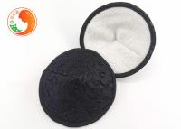 China Lace Reusable Breast Pads for Sensitive Skin - 10cm, 12cm, 14cm Sizes with Bamboo Fabric and TPU Waterproof Layer for sale
