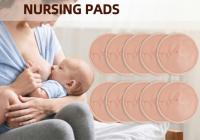 China Silicone Dots Washable Breast Pads 10cm-14cm Sizes with Anti-Slip Design and Bamboo/Cotton Materials for sale