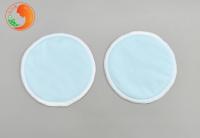 China Reusable Breast Pads 10cm-14cm Diameter with TPU Waterproof Layer and 3-4 Absorbent Bamboo Cotton Layers for sale