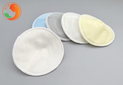 China Waterproof Reusable Breast Pads 12cm with Anti-Bacterial Cotton Bamboo Material OEM Customizable for sale