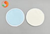 China Reusable Breast Pads 10cm-14cm Diameter with TPU Waterproof Layer and 3-4 Absorbent Bamboo Cotton Layers for sale
