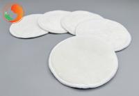 China Reusable Breast Pads 10cm-14cm Diameter with TPU Waterproof Layer and 3-4 Absorbent Bamboo Cotton Layers for sale