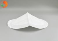 China Shell Shape Disposable Nursing Pads 130mm with 250ml Max Absorption and Ventilation Grooves for sale