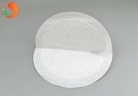 China Shell Shape Disposable Nursing Pads 130mm with 250ml Max Absorption and Ventilation Grooves for sale
