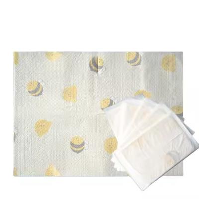 China Disposable Biodegradable Urine Under Bed Pad 60x90cm Absorbent Waterproof Baby Care Mat for sale