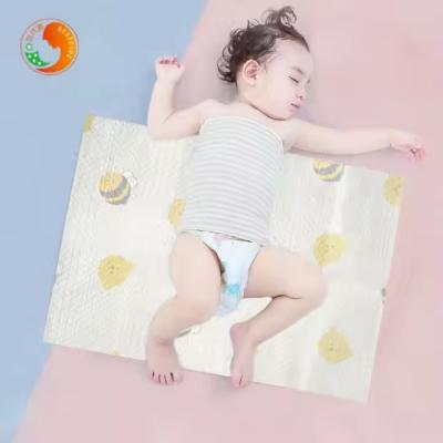 China Waterproof Disposable Diaper Changing Mat 90x60cm with Biodegradable Option - Portable Baby Care Solution for sale