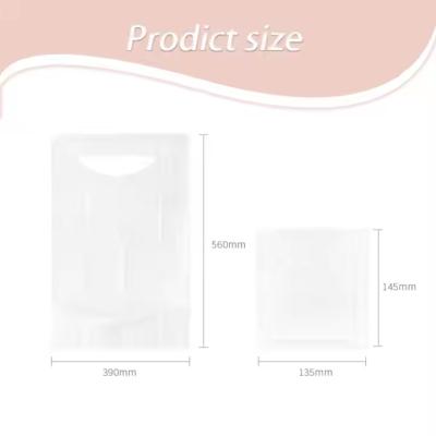 China Disposable Adult Bibs 15.75x23.6 Inch Waterproof Dining Apron with Crumb Catcher - 30/50/100 Pack for sale