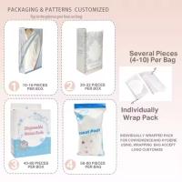 China Disposable Underarm Sweat Pads 12x11.5cm - High Absorbency Shields for Clothing Protection for sale