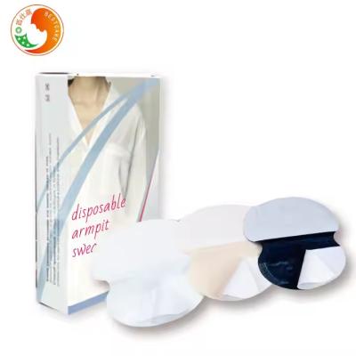 China Large Breathable Disposable Sweat Absorbent Under Arm Armpit Pads Underarmpits Antiperspirant Underarm Armpit Sweat Pads for sale