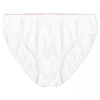 China White Disposable Seamless Ladies Briefs - Non-Woven Emergency Underwear for Travel & Hotel Use - 5-Pack Available for sale
