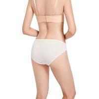 China White Disposable Seamless Ladies Briefs - Non-Woven Emergency Underwear for Travel & Hotel Use - 5-Pack Available for sale