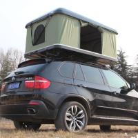 China USA EU Japan and Korea Fiberglass Hard Shell Car Roof Top Tent for Camping Adventure Kings for sale