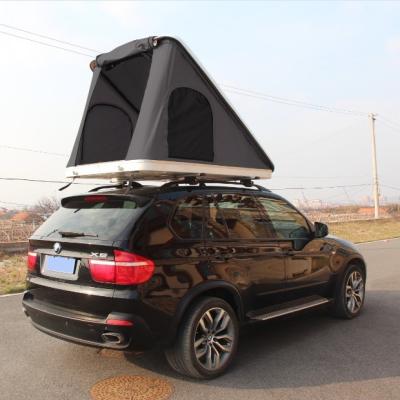 China Triangle Hard Shell Car Roof Top Tent for 4X4 One Bedroom Camouflage Style Top Seller for sale