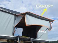 China Outdoor Tent Roof for Car Travel Custom Logo and High Durability for sale