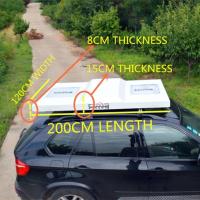 China Off Road Soft Shell Roof Top Tent with Skylight and Window Area 2.4 Square Meters for sale