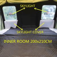 China Off Road Soft Shell Roof Top Tent with Skylight and Window Area 2.4 Square Meters for sale