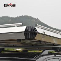 China Top Rack Pure Aluminum Folding Air Spring Frame Roof Tent for 4x4 Cars Grey One Bedroom for sale