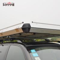 China Top Rack Pure Aluminum Folding Air Spring Frame Roof Tent for 4x4 Cars Grey One Bedroom for sale