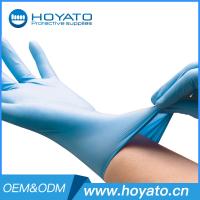 China Wholesale HOYATO clean room Blue Nitrile Gloves for sale