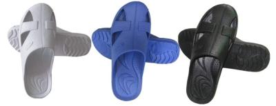 China ESD Anti Static SPU Slippers Four Hole Anti Fatigue Soft Shoes for Cleanroom Medicine Industrial 10e6-10e9Ω for sale