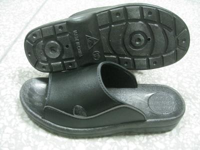 China ESD Black SPU Anti Static Safety Shoes Hard Fold Wear Resistant No Dust 36-46 for sale