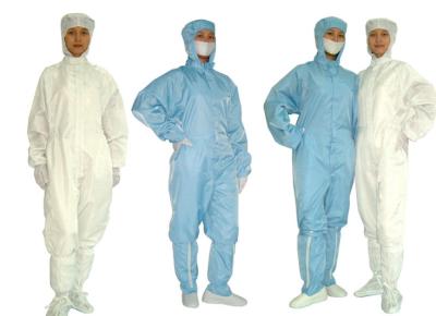 China Laundering Durability Clean Room Garments Dust proof ESD Anti Static Coverall for sale