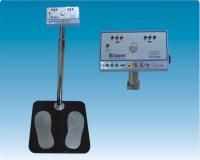 China ESD Grounding Test Station Digital Display Human Body Footwear Tester 750K-100M Ohm for sale