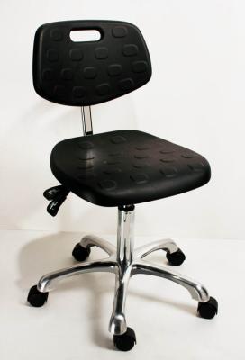 China Anti Skid Ventilation ESD Cleanroom Chair 360 Degree Rotation PU 10e4-10e9Ω for sale